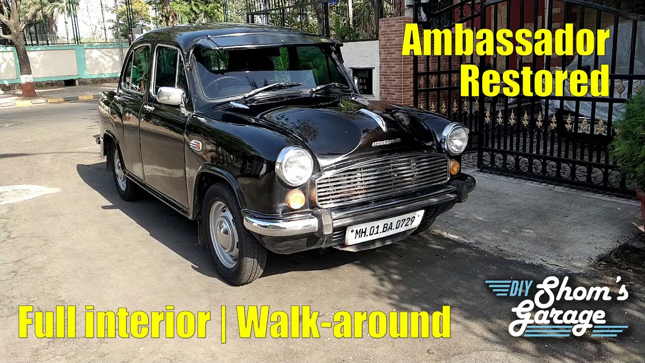 Hindustan Ambassador| Restored | Ambassador With Full Interior| Classic ...