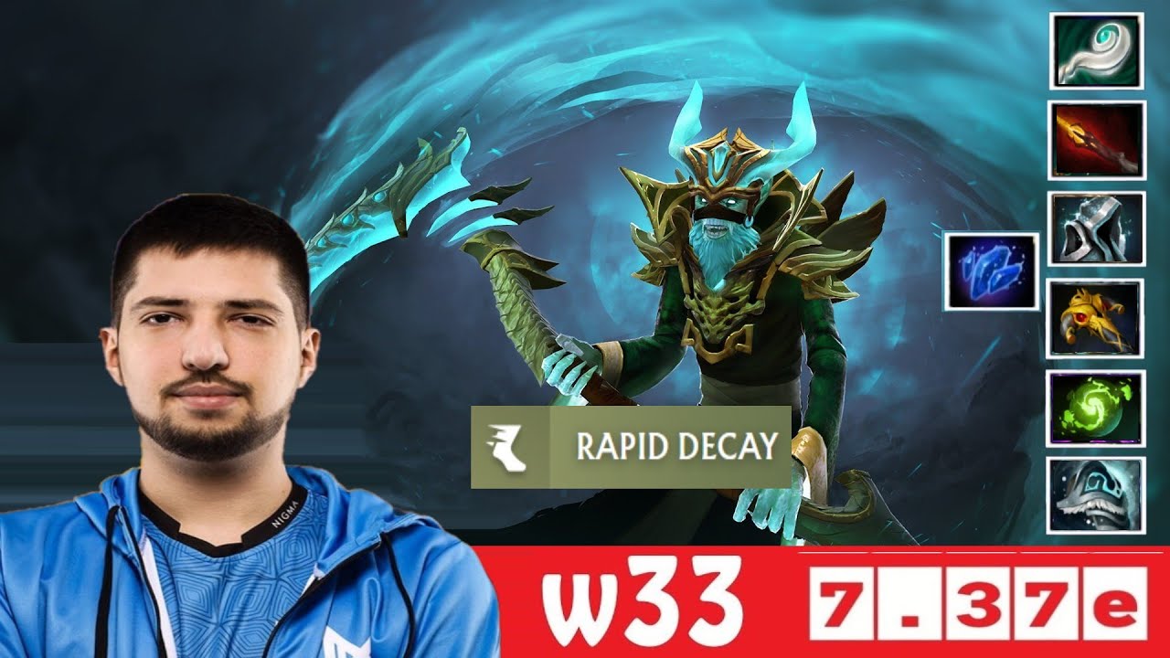 [DOTA 2] w33 the NECROPHOS [OFFLANE] [7.37e] - YouTube