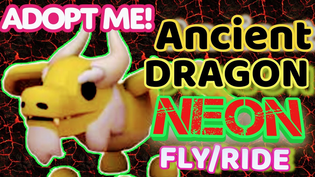 NEON ANCIENT DRAGON in Adopt Me! #neonancientdragon - YouTube