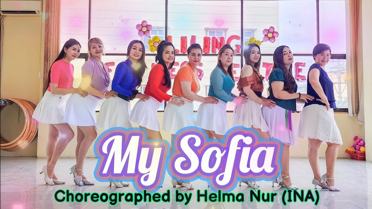 MY SOFIA - LineDance Choreographed by Helma Nur (INA) - YouTube