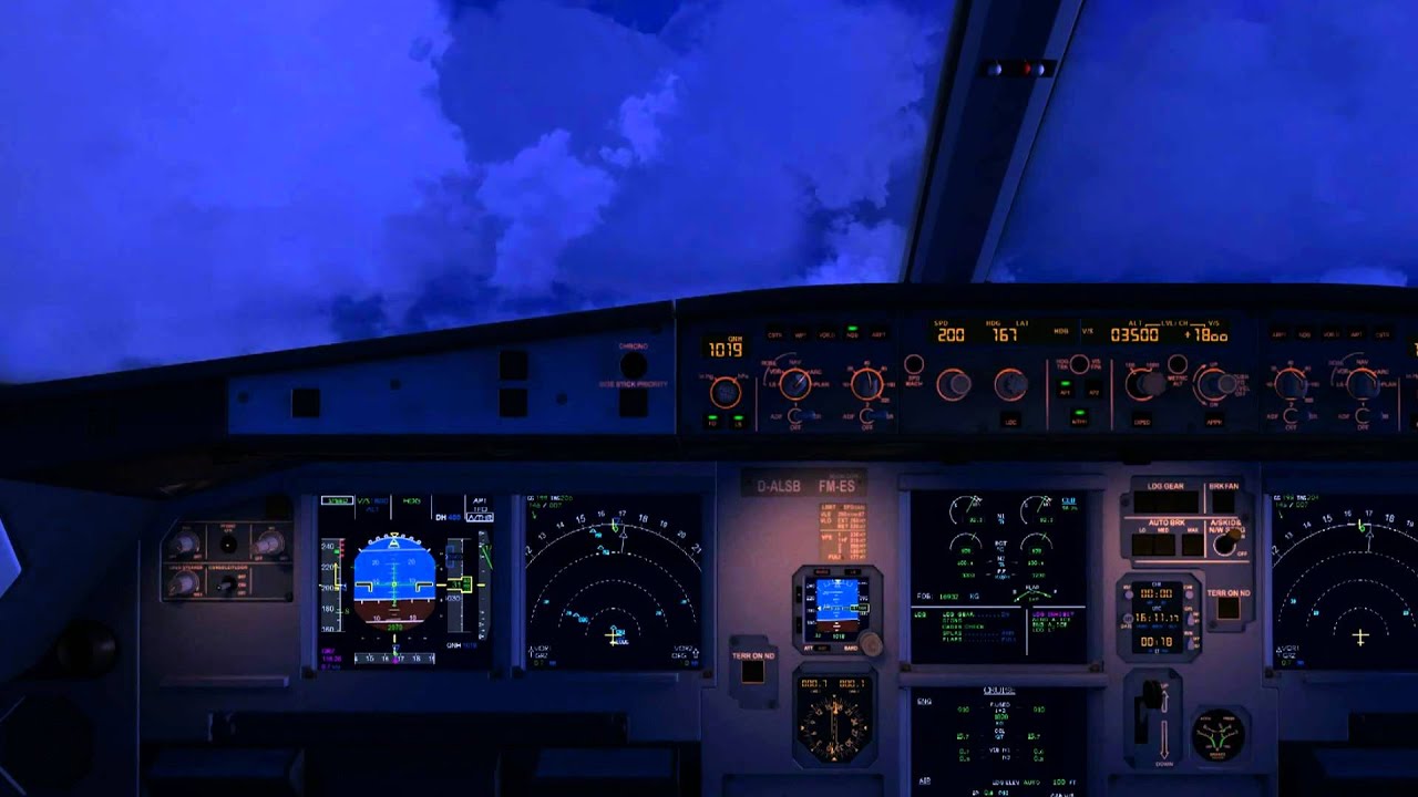 FSX HD A321 Go Around and missed approach procedure - YouTube