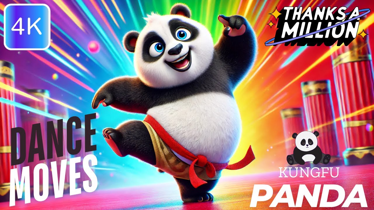 🎵 Kung Fu Panda Dances Like a Pro – Po’s Funkiest Moves Ever! 🐼💃 | Kung ...
