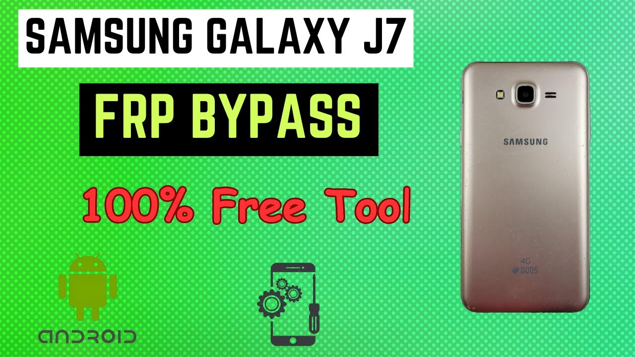 Step-by-Step Samsung Galaxy J7 FRP Bypass Guide (SM-J700F/DD) - YouTube