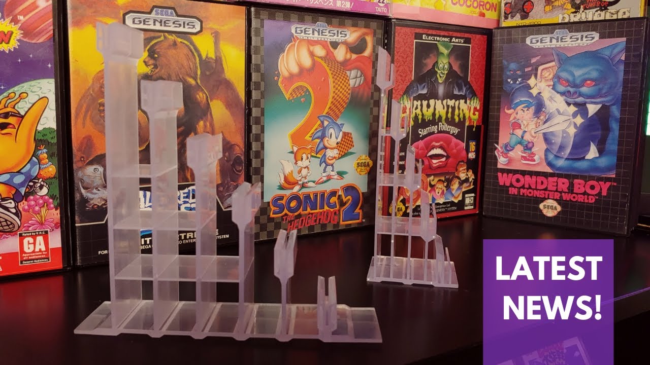 Retro Game Stands updated factory samples! - YouTube