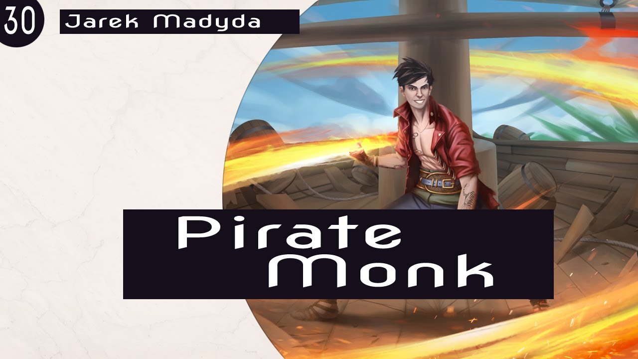 Digital Painting 30 - Pirate Monk - Flame Fist Zoran - YouTube