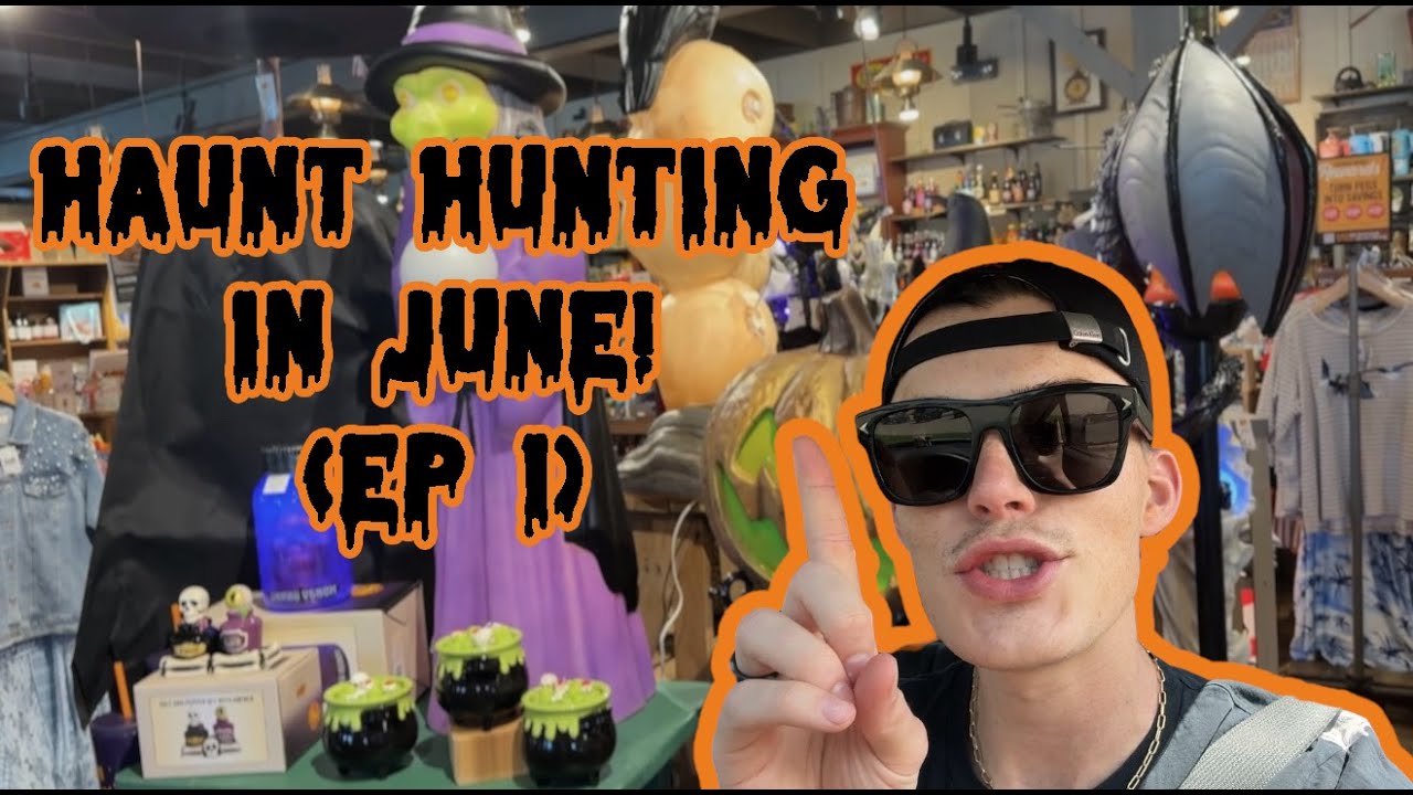 JUNE HAUNT HUNTING : Halloween Decor Hunting in June! [Ep. 1] - YouTube