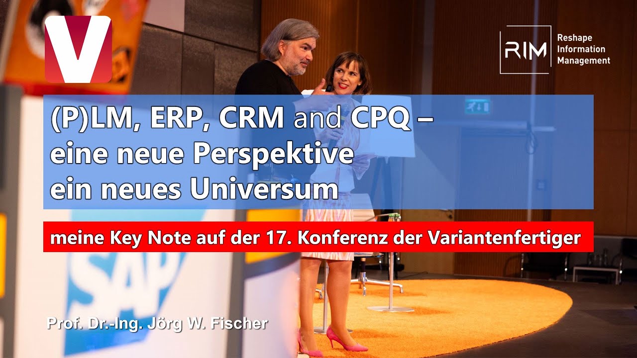 PLM, ERP, CRM and CPQ eine neue Perspektive ein neues Universum - YouTube