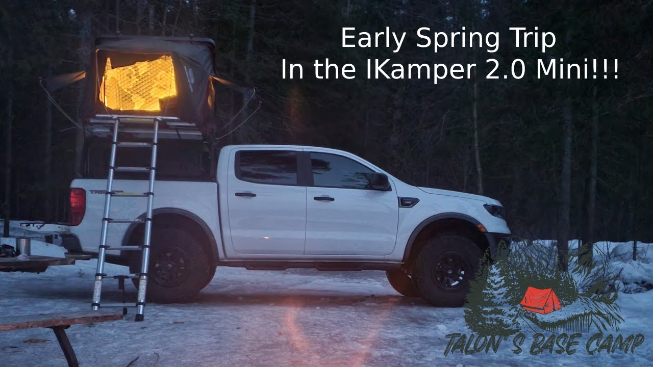 Camping in the Snow? See What an Early Spring Trip in the IKamper 2.0 ...