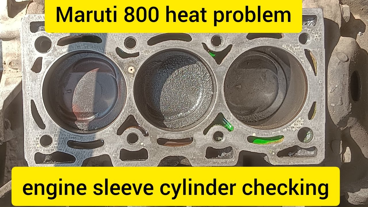 Maruti 800 heat remove and piston selve slender checking work kanagu ...