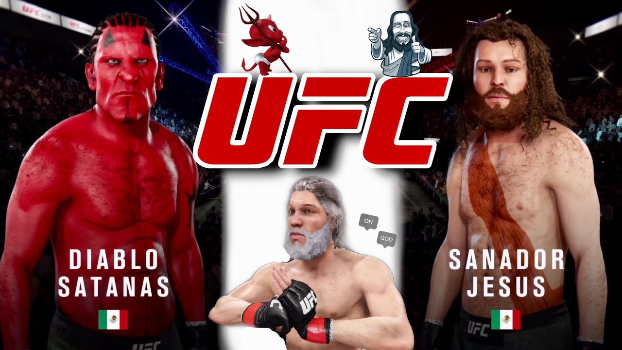 Jesus Vs Satan Boxing
