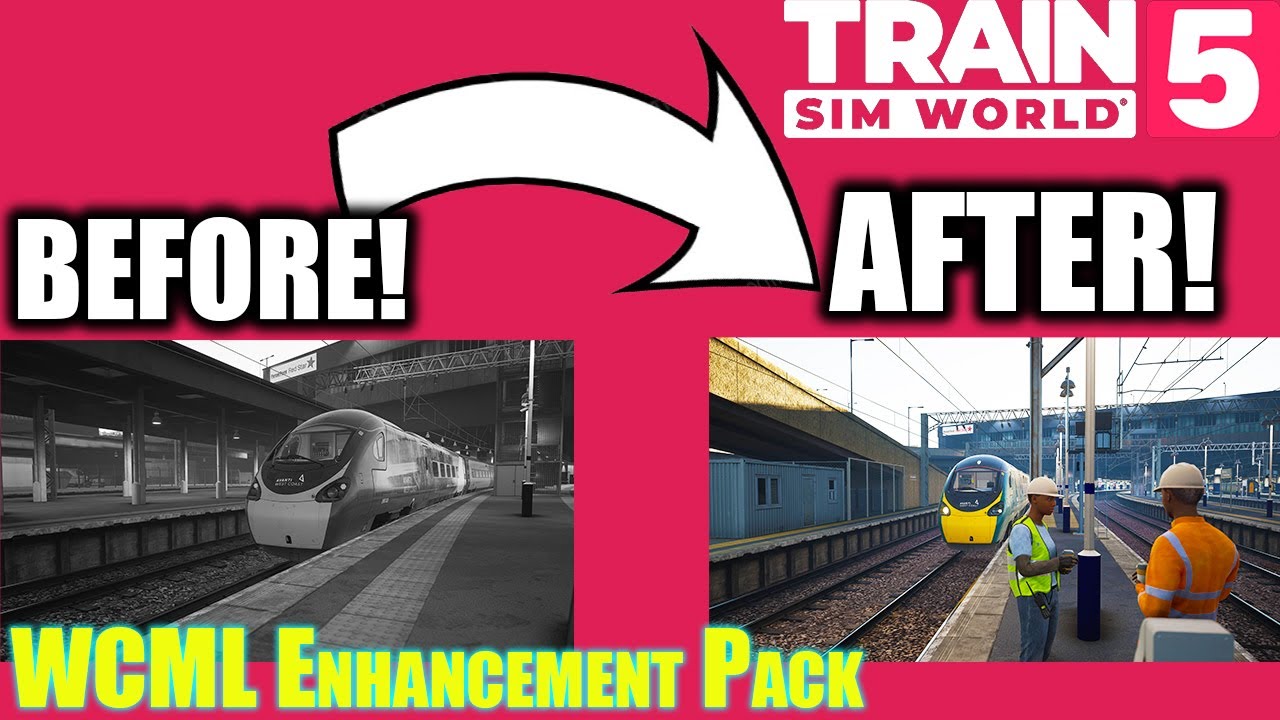 Before & After the WCML Enhancement Pack & Timetable Mod - YouTube