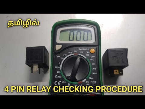 4 PIN RELAY CHECKING PROCEDURE | HOW TO CHECK RELAY WORKING CONDITIONS ...