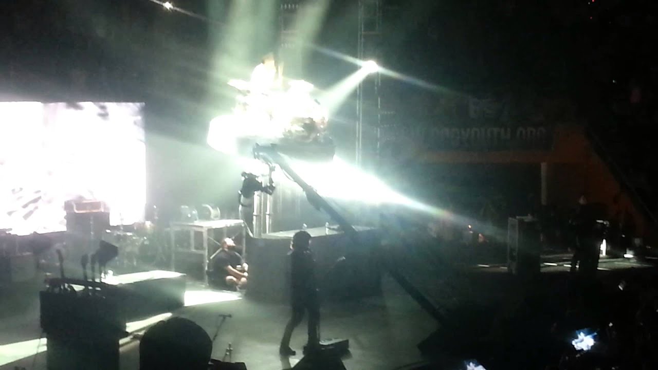 Newsboys drummer spinning platform - YouTube