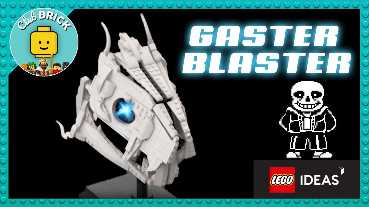 LEGO Undertale Gaster Blaster - Exclusive Look! | LEGO Ideas feature ...