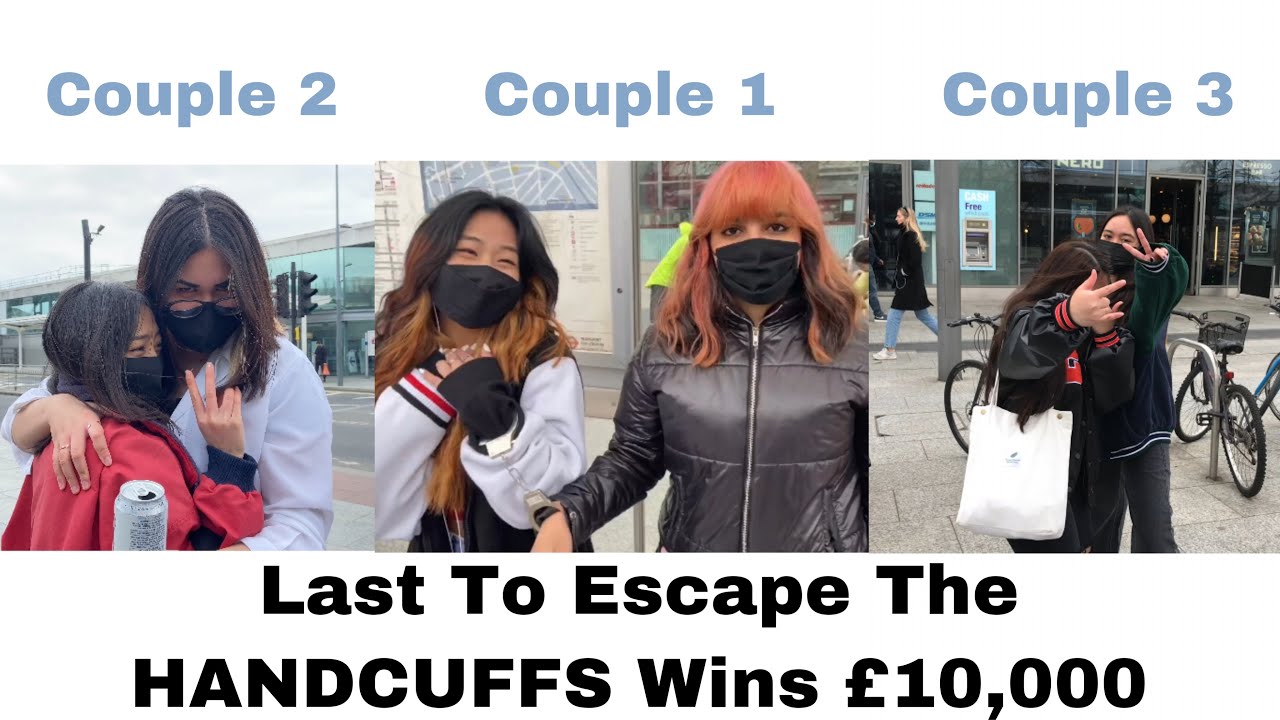 Last To Escape The HANDCUFFS Wins £10,000 Challenge - YouTube