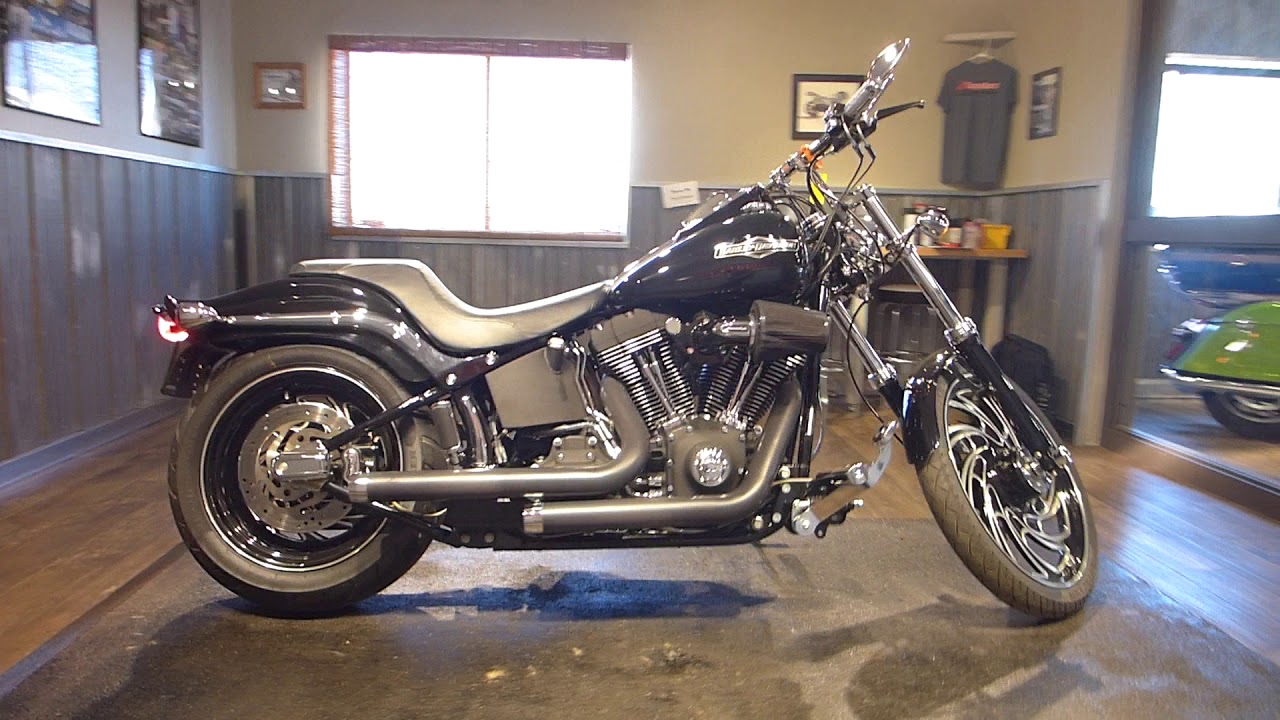 2009 Harley Davidson Softail Night Train (FXSTB) Black - YouTube