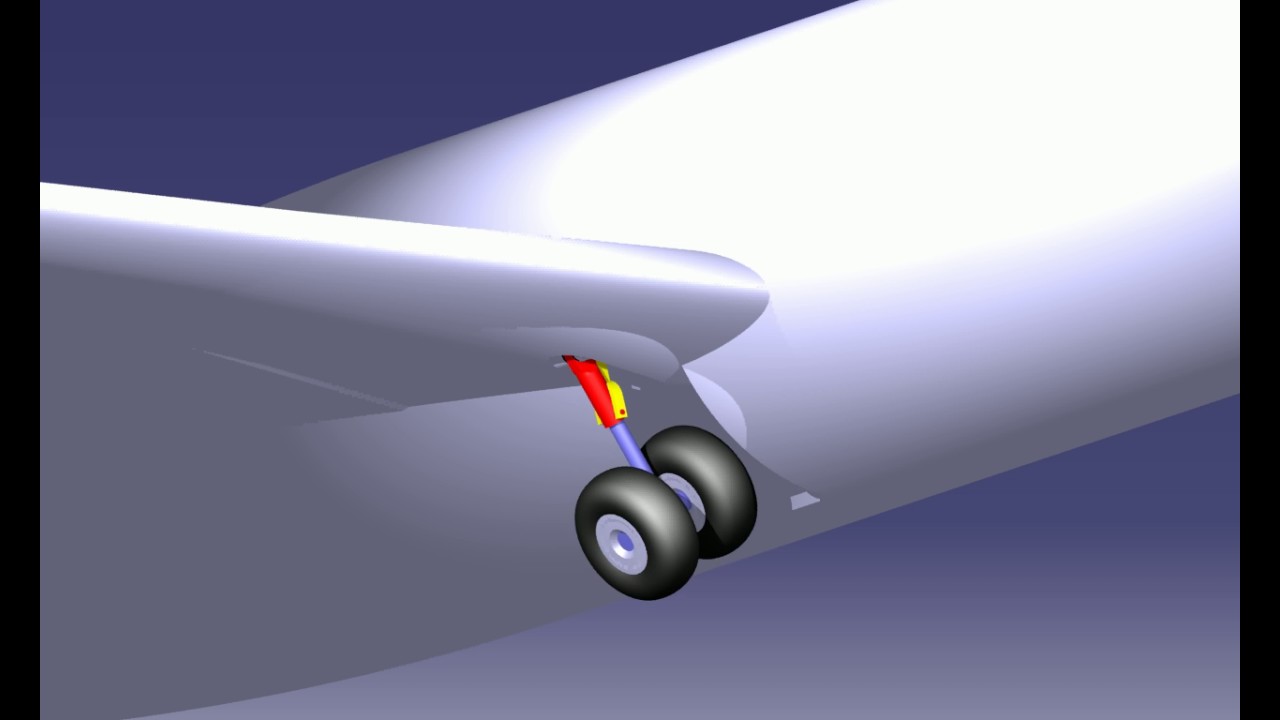 kinematics of Gear retraction - YouTube