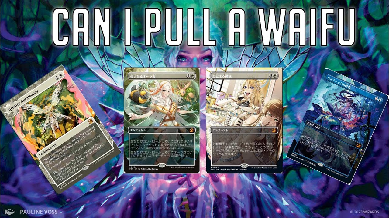 Can I pull a WAIFU card in MTG Wilds Of Eldraine Set Booster Box - YouTube