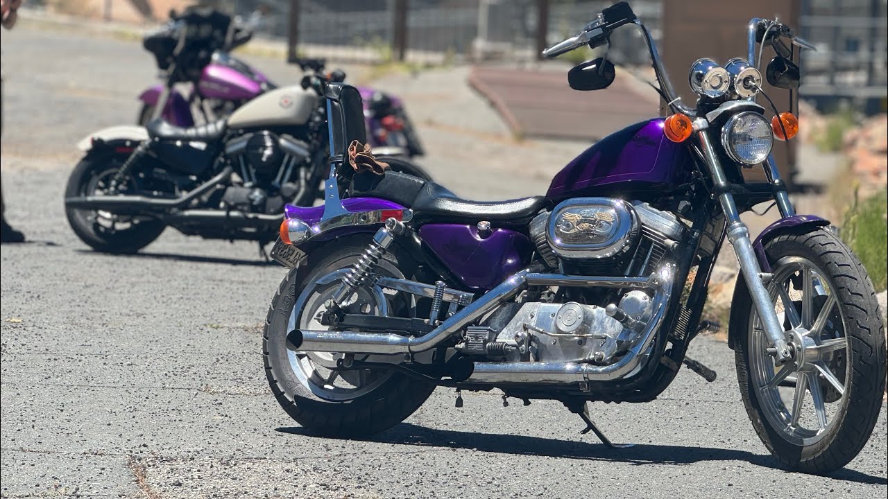 Ride on the street glide to the mountains - YouTube