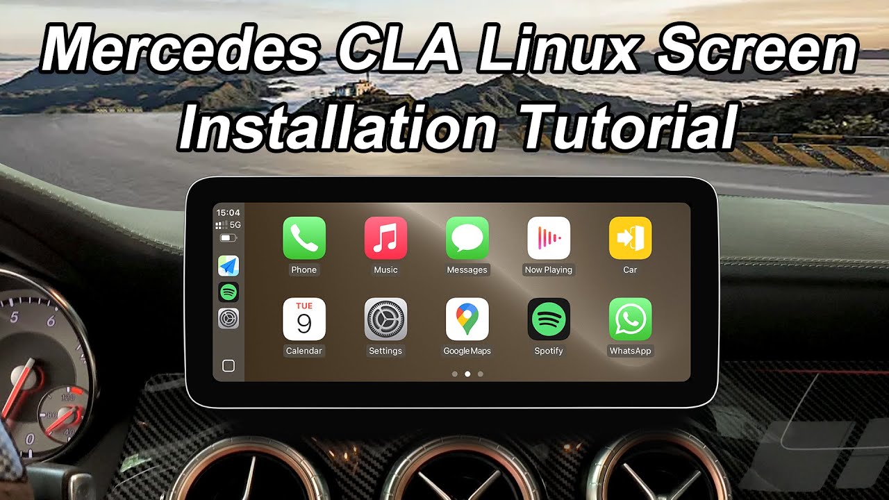 Upgrade your mercedes C117 CLA-Class car with a modern style Linux ...