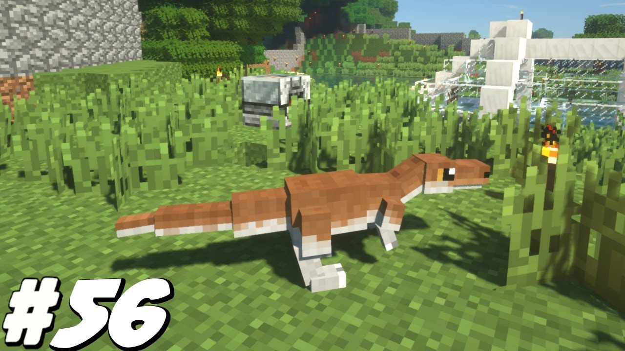 FINDING THE SPINOSAURUS AND A BIG SURPRISE | MINECRAFT DINOSAURS |EP 56 ...