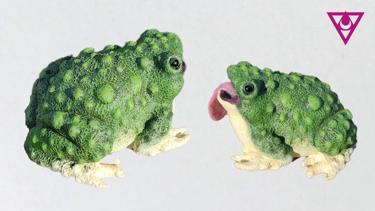 Easy to Follow Polymer Clay Realistic Toad/Frog Tutorial - YouTube