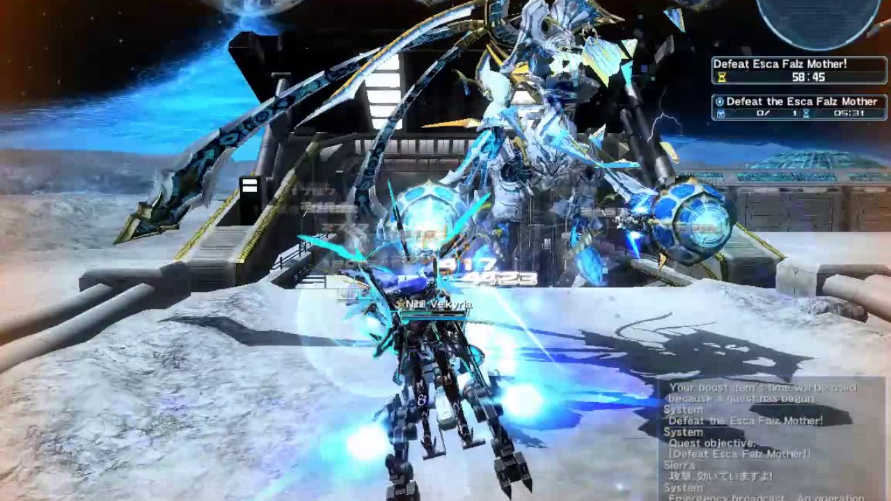 PSO2 - Racing the Phantom Mother (Part 1, XH, FO/TE) - YouTube