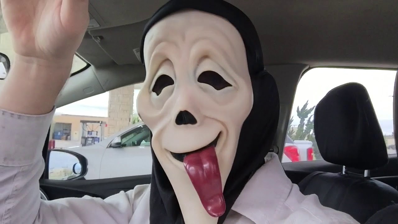 Ghostface caught on camera - YouTube