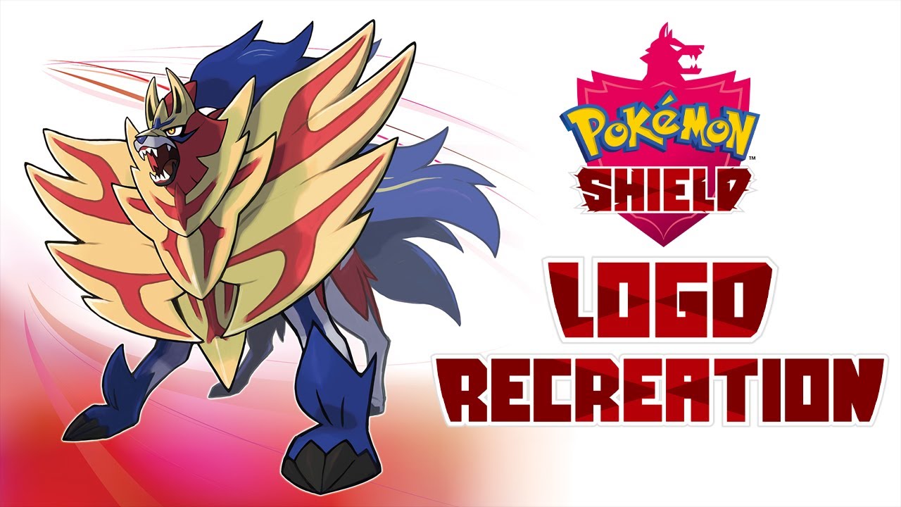 How to make Pokémon Shield Logo! (TUTORIAL) - YouTube