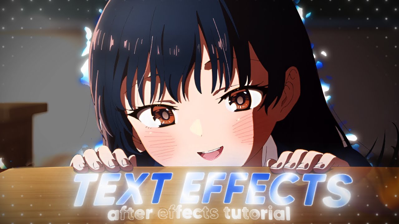 THE BEST TEXT EFFECTS FOR YOUR EDITS! After Effects AMV Tutorials - YouTube