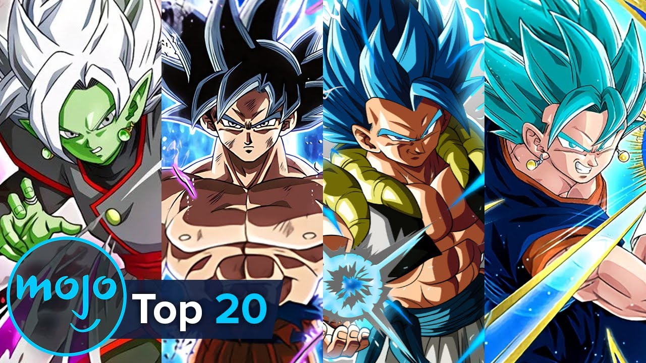 Top 20 Dragon Ball Transformations - YouTube