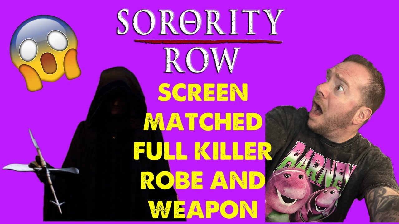 SCREEN MATCHED KILLER ROBE FROM SORORITY ROW!!! - YouTube