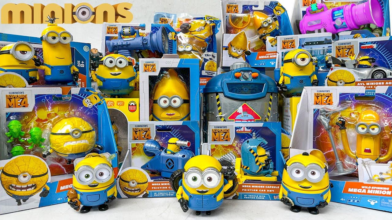 05 Minutes Satisfying with Unboxing DESPICABLE ME 4 Toy, Mega Minions ...