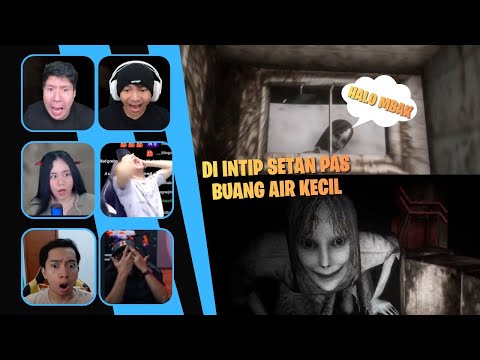 (Reaksi Gamers) Di jumpscare dan di intip di kamar mandi | Chilla's Art :  Snowed Under 