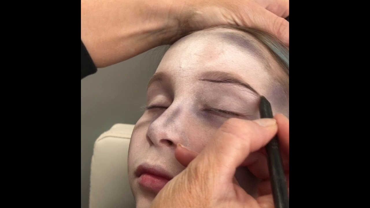 The Addams family makeup tutorial - YouTube
