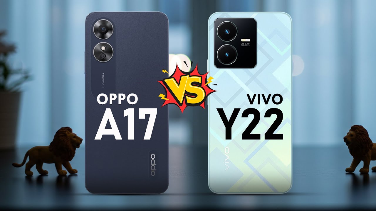 OPPO A17 VS VIVO Y22 - YouTube