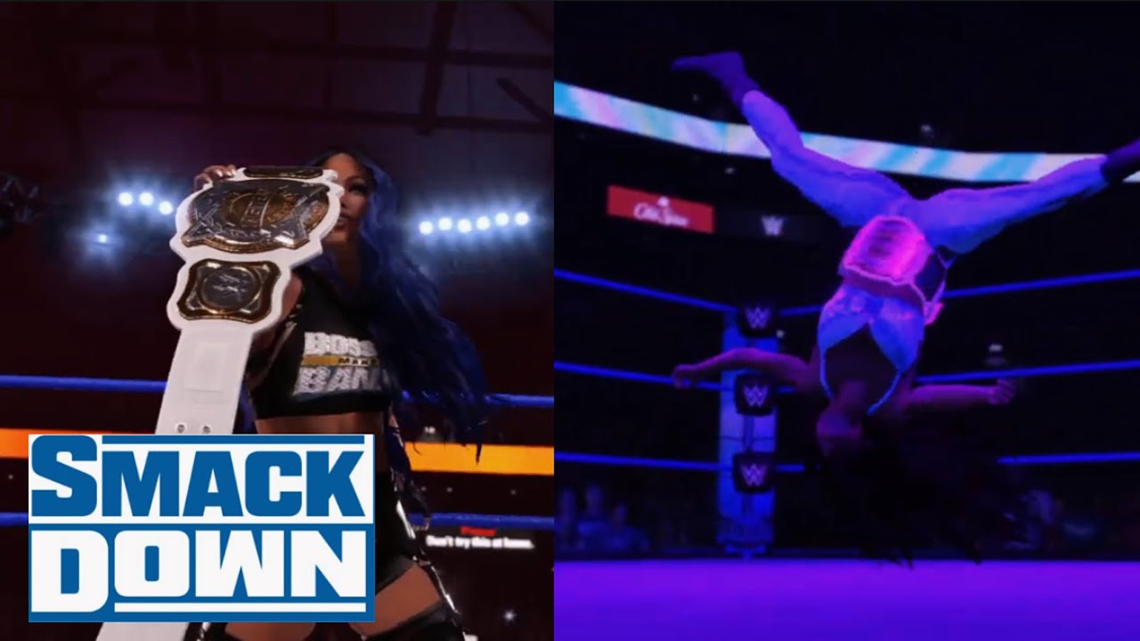 SASHA BANKS & NAOMI VS DAMAGE CTRL WWE WOMEN'S TAG TEAM CHAMPIONSHIP ...