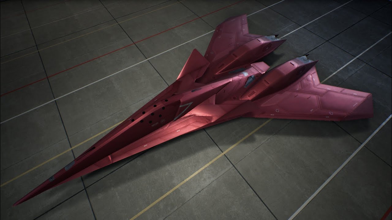 Ace combat 7 gameplay: mission 20 ---dark blue--- adf-11f raven ...