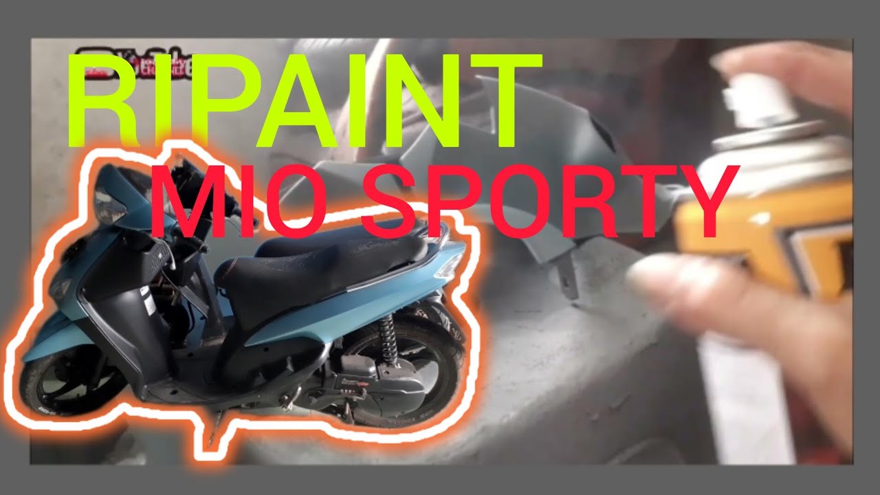 CAT BODY MOTOR MIO SPORTY ||MENGGUNAKAN DITON PREMIUM - YouTube