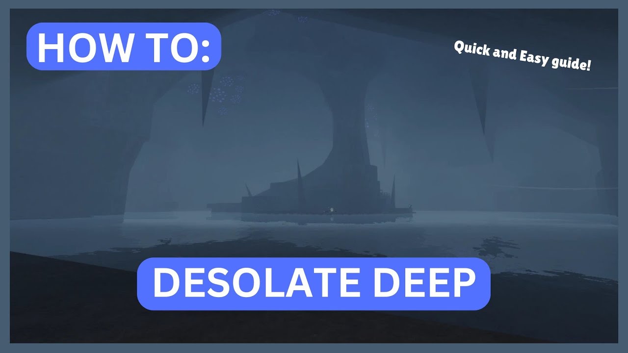 HOW TO GET TO THE DESOLATE DEEP IN FISCH | Roblox - YouTube