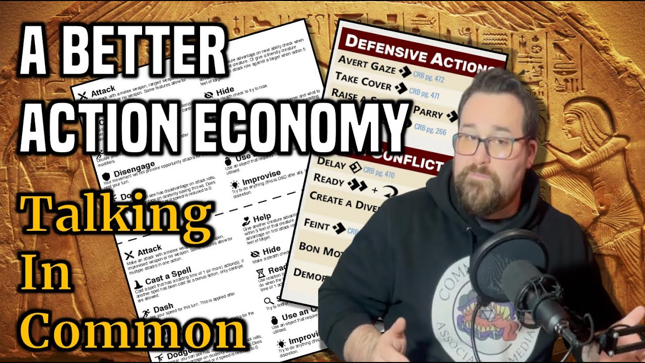 Action Economy EASIER than D&D5e & Pathfinder - YouTube