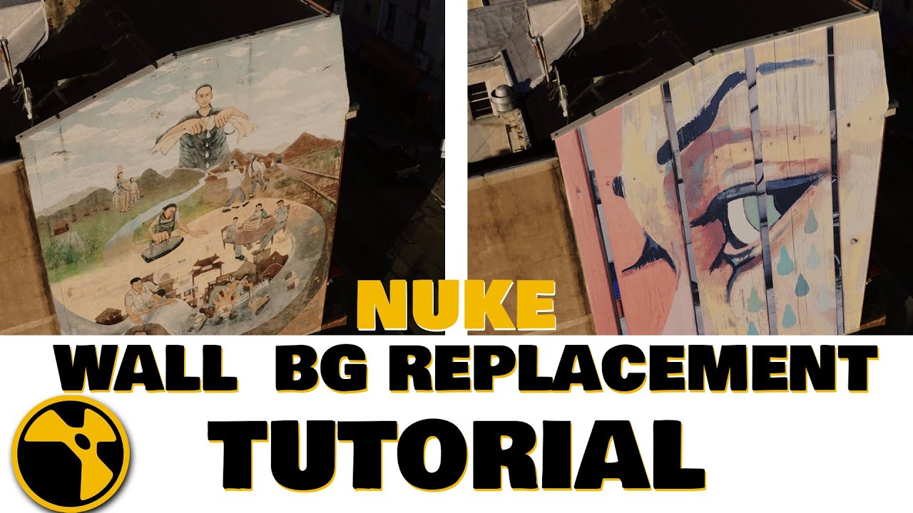 NUKE : Wall BG Replacement Tutorial | Camera Tracking Tutorial - YouTube