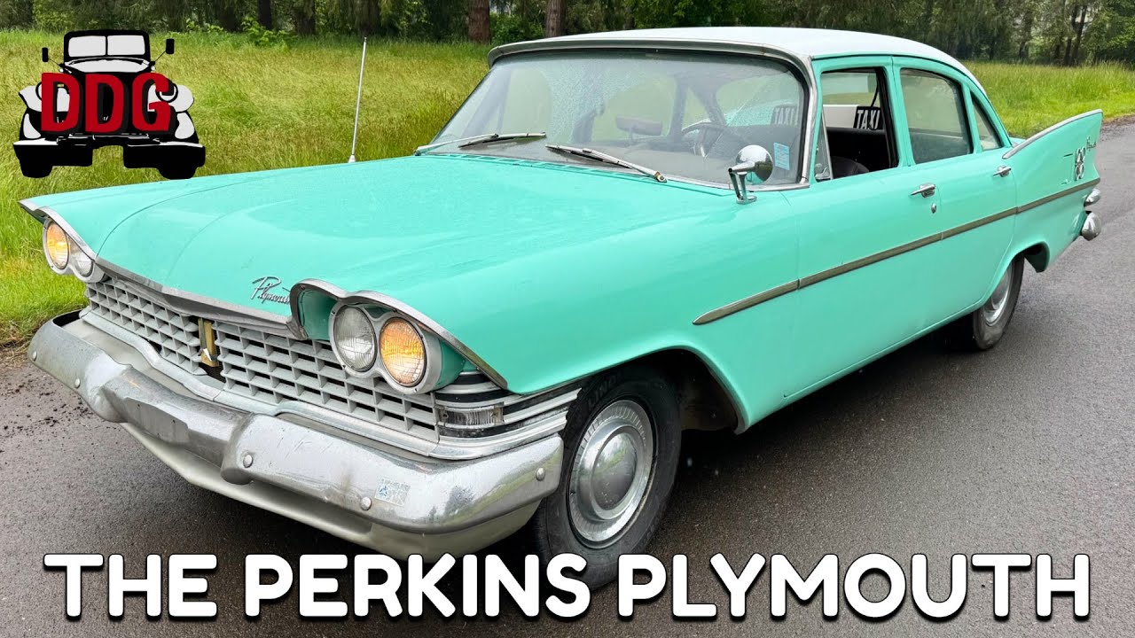 Slow And Stinky - 1959 Plymouth Diesel Taxi Engine Tech, Test Drive ...