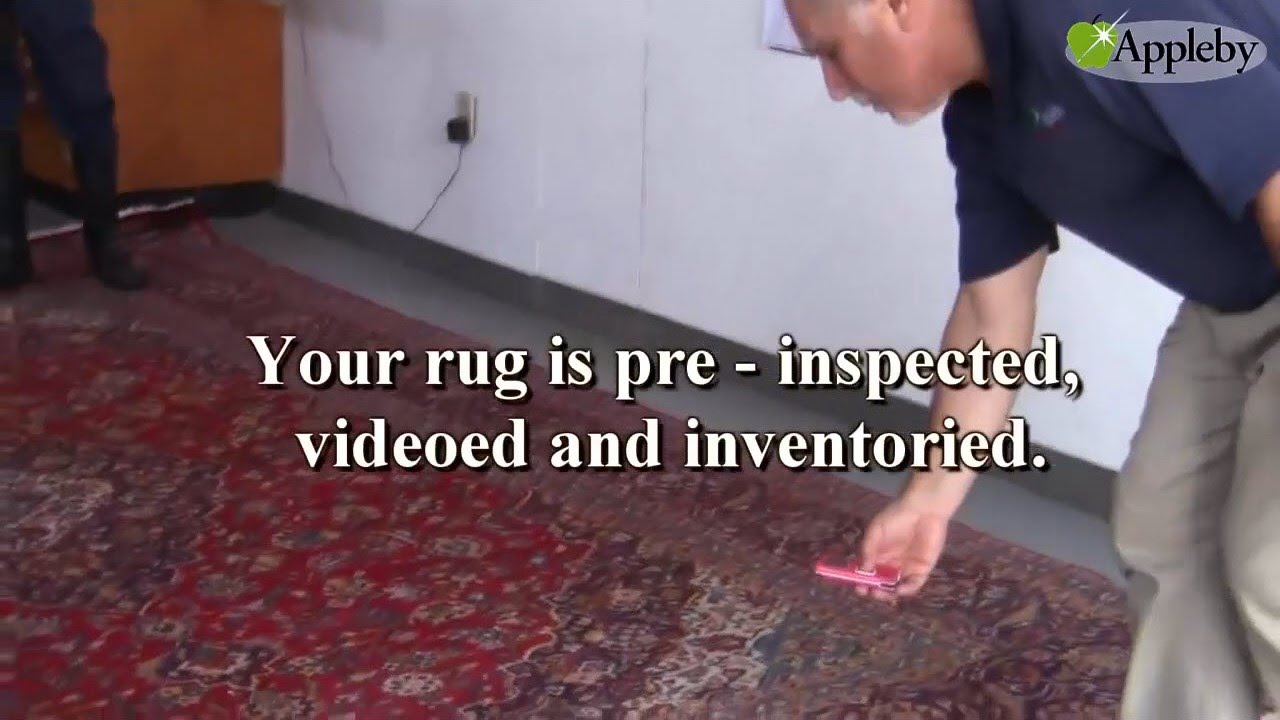 Area Rug Cleaning Intake Inspection Process - YouTube