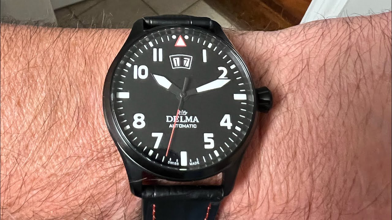 Full review: Delma Commander Big Date! IWC Big Pilot alternative? - YouTube