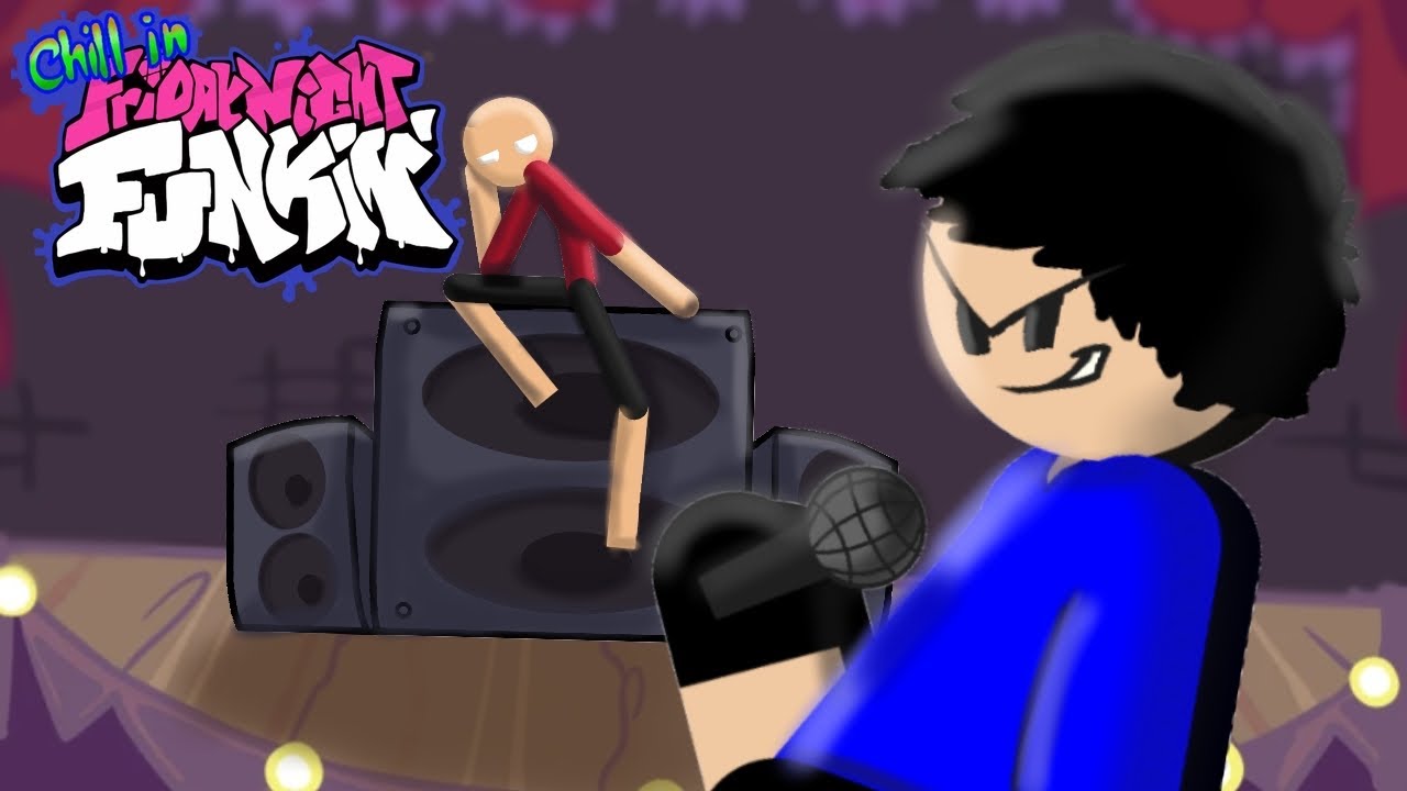 [Stick Nodes] The Default Tutorial | Chill in Friday Night Funkin WEEK 0! (FNF animation) [O L D ...