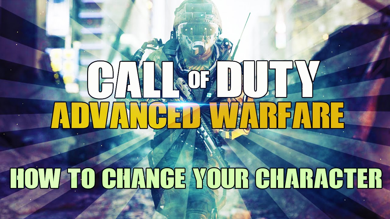 COD AW | How to change your character | Tutorial - YouTube