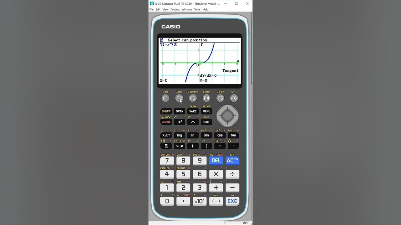 derviatives on calculator version 1 - YouTube