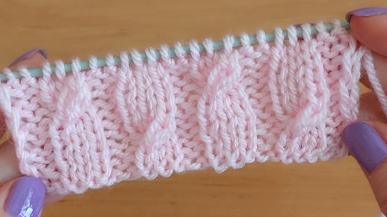 Beautiful knitting pattern - YouTube