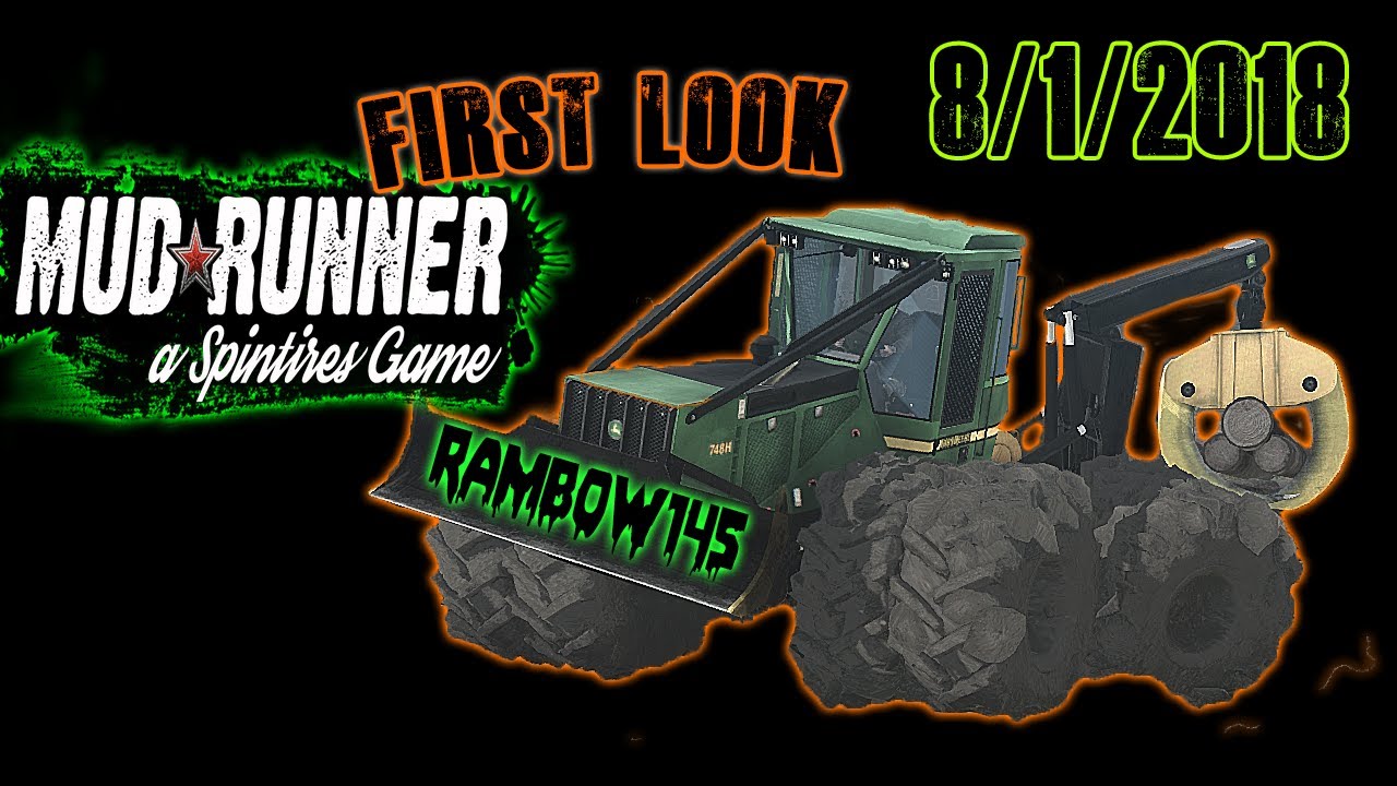 Spintires mud runners - John Deere Skidder First try Mp - YouTube